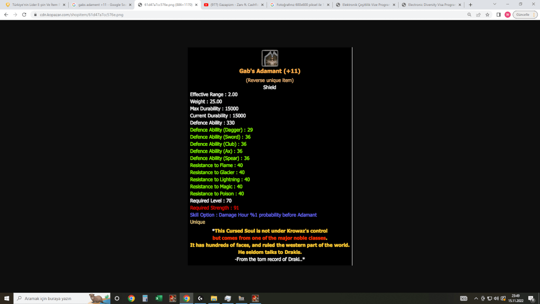 +11 Gabs Adamant | Knight Server Oreads-108012