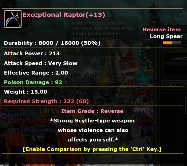 +13 Rebirt Exp Raptor | Knight Server Dryads-141992