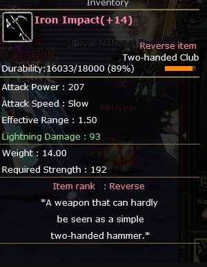 +14 Iron Impact | Knight Server Dryads-117414
