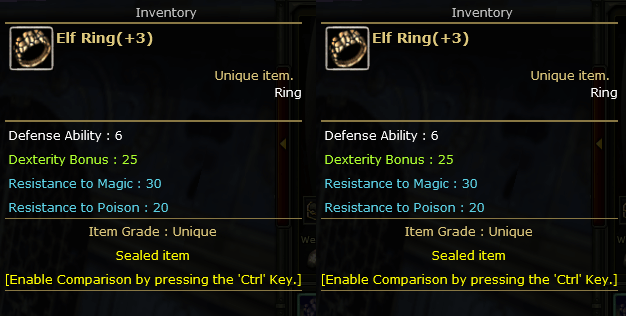 +3 Elf Ring ( Dual ) Knight Server Destan-129463