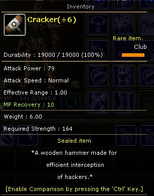 Cracker Mp Rec +6 | Knight Server Oreads-71667