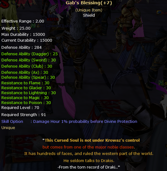 +7 Gabs Blessing Knight Server Olympia-80905