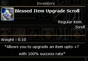 Blessed Item Upgrade Scroll(%100 +7 Sc) | Knight Server Destan-115114