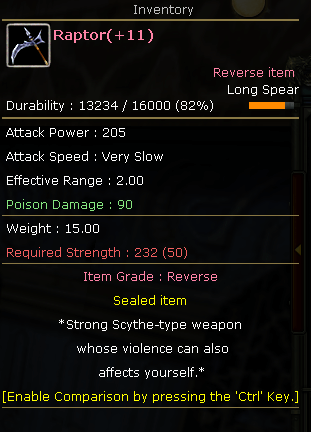 +9 Raptor | Knight Server Destan-129448