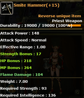 15 Rev Smite Hammer | Knight Server Dryads-95335