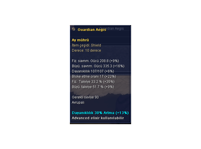 Guardian Aegis Moon | Silkroad Türkiye Server Nemrut - 1023460