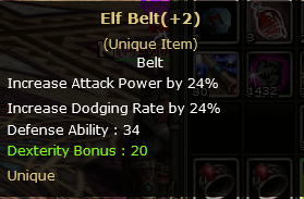 Elf Belt +2 | Knight Server Destan-95681
