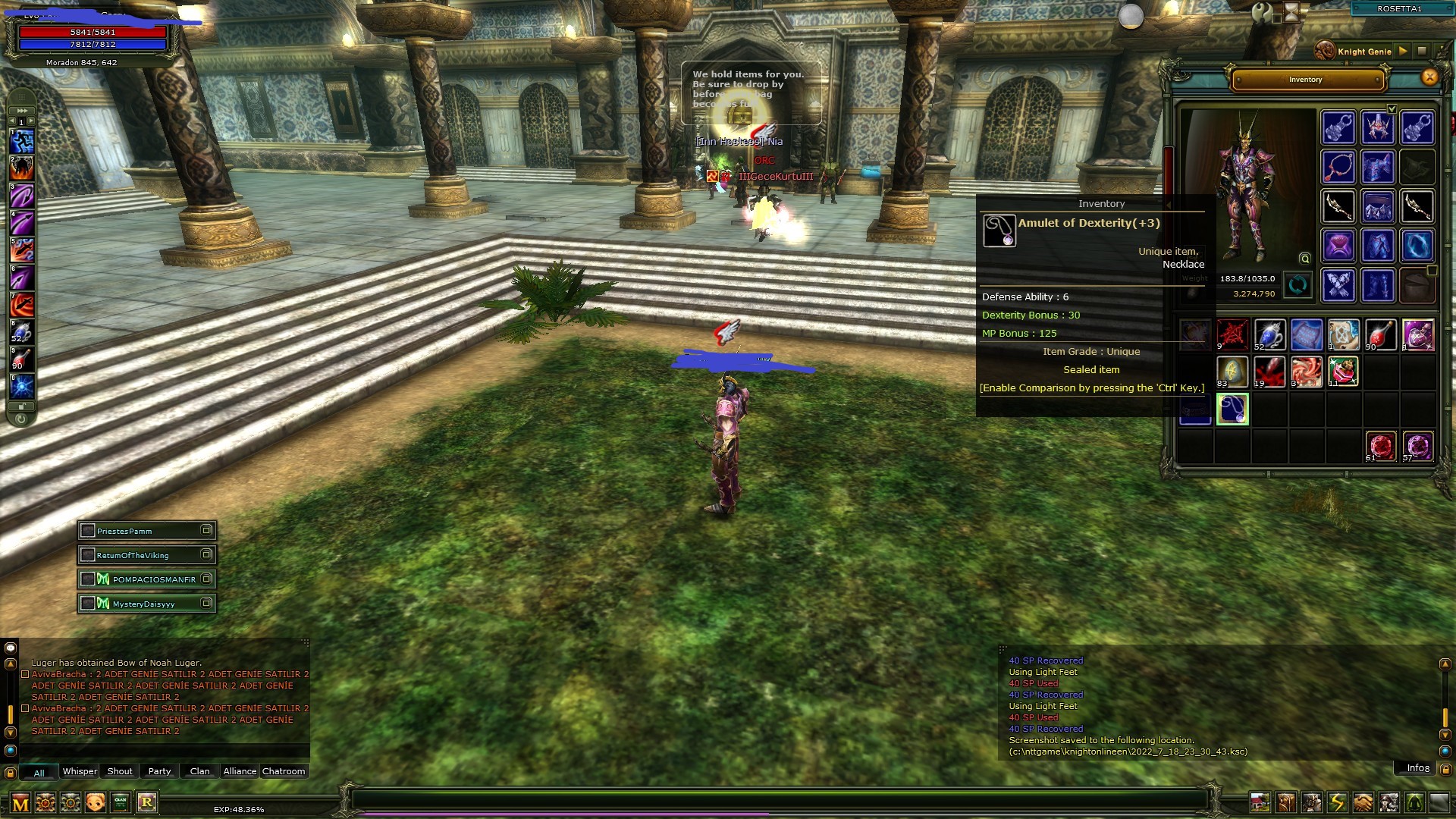 Sell +3 Aod +3 Elf Belt | Knight Server Minark-84688