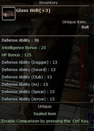 +3 Glass Belt Knight Server Oreads-108205