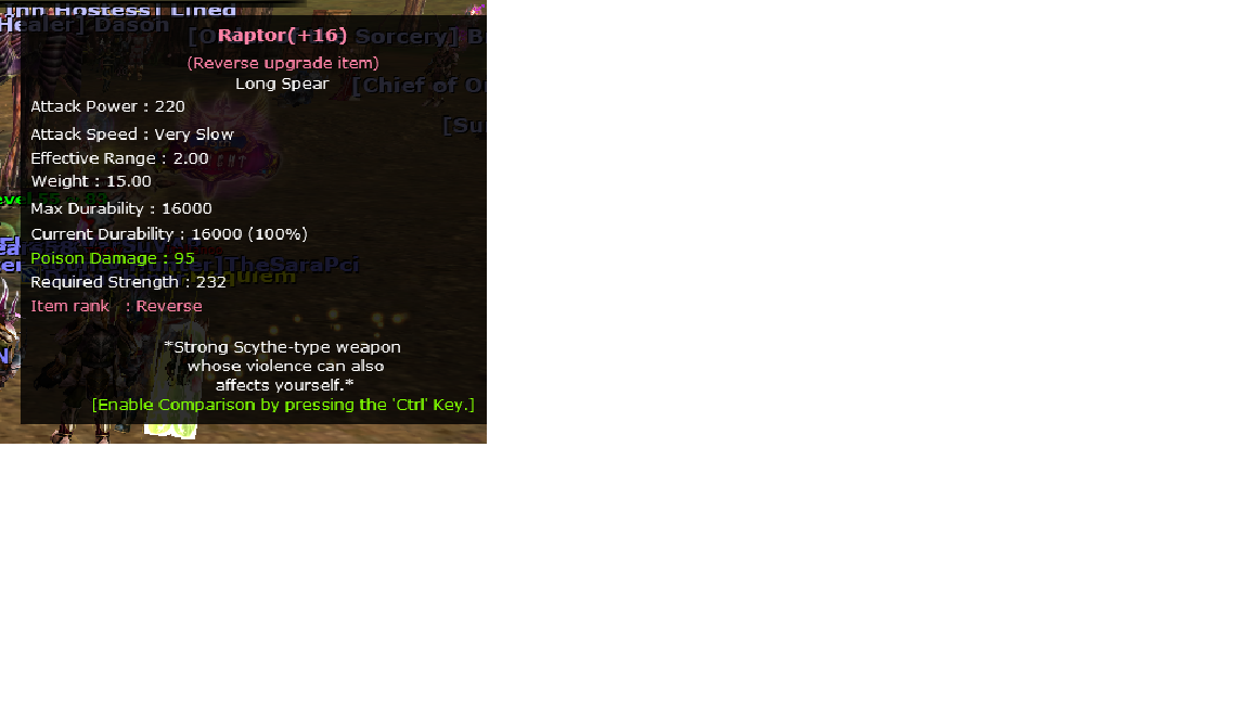 Raptor +16 reb | Knight Server Destan-1218