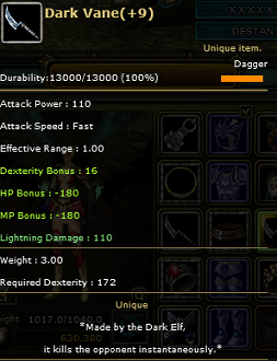 +9 Dark vane Knight Server Destan-6703