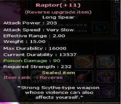 Raptor | Knight Server Destan-63087