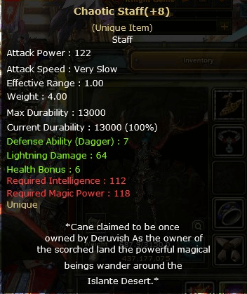 +8 CHAOTİC STAFF | Knight Server Destan-15586