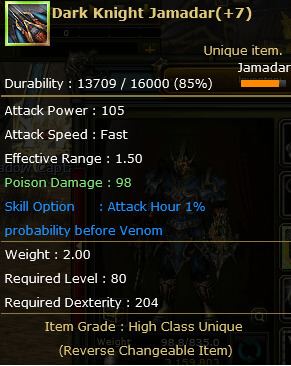 Dark Knight Jamadar +7 Knight Server Destan-132731