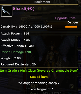 SHARD +9 VE MYTHRIL +8 SET | Knight Server Dryads-29914