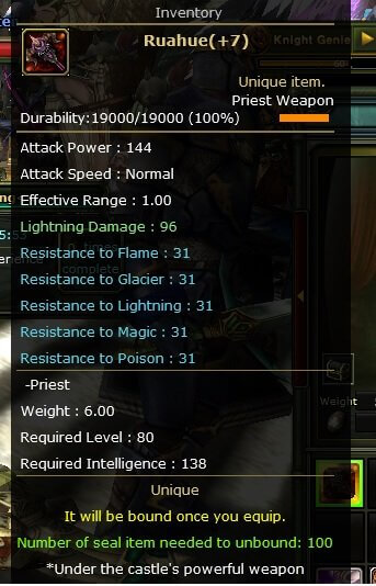 +7 Ruahue +3 Glass Belt | Knight Server Oreads-42573