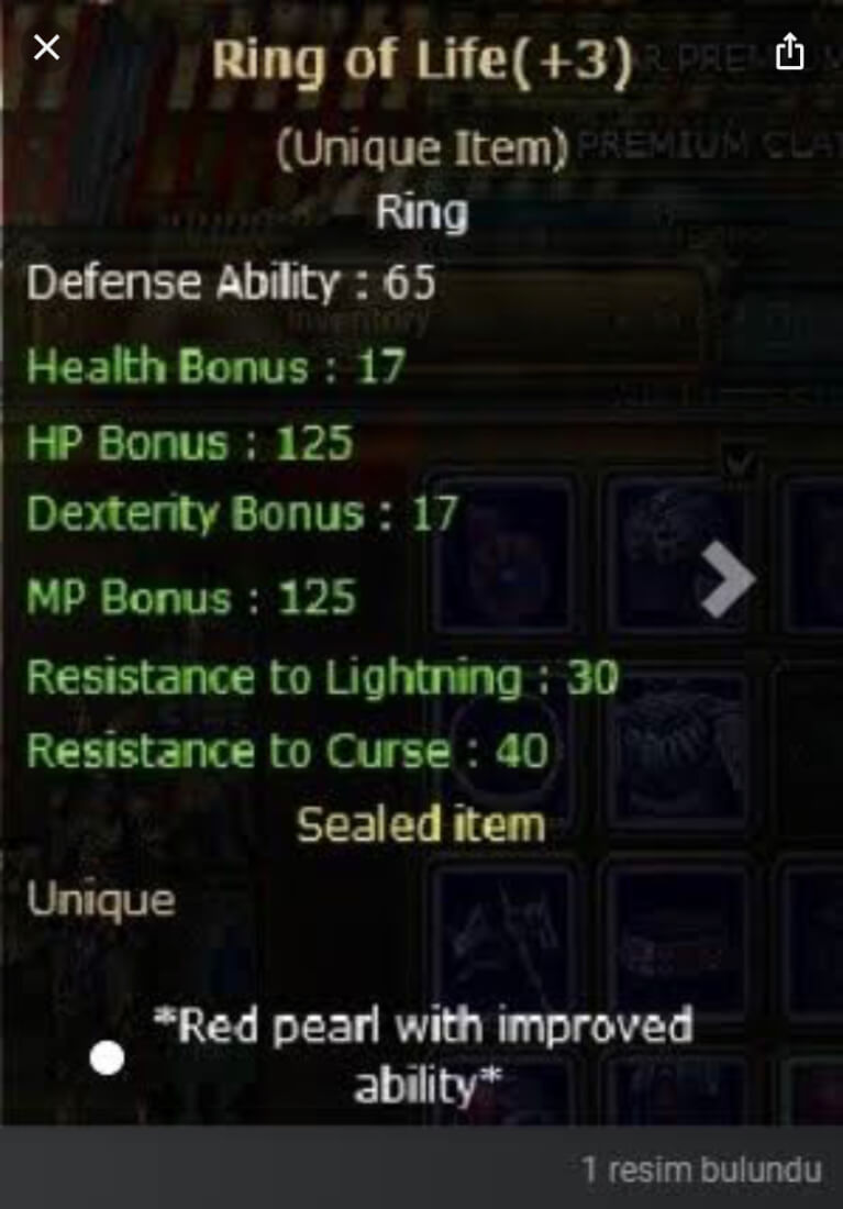 Ring Of Life | Knight Server Minark-46222