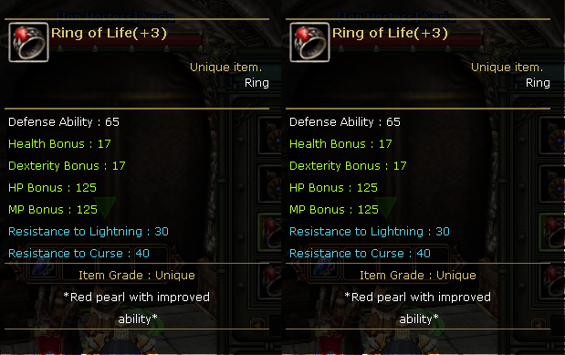 +3 Dual Ring Of Life | Knight Server Minark-49229