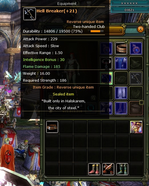 Hell Breaker +10 +21 | Knight Server Oreads-49892