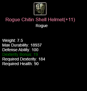 +9 Rogue Shell 3 Parca | Knight Server Minark-50652