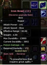Iron Bow +9 | Knight Server Oreads-50986