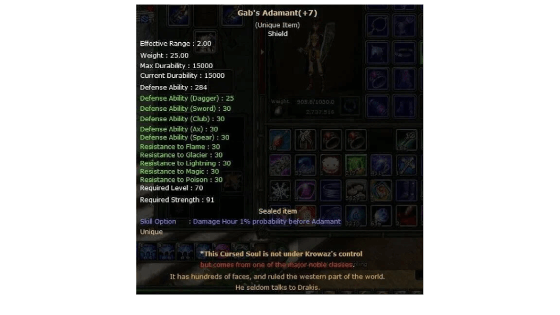 Gab's Adamant +7 | Knight Server Destan-53923