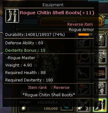 +9 Rogue Shell Boots | Knight Server Oreads-54866