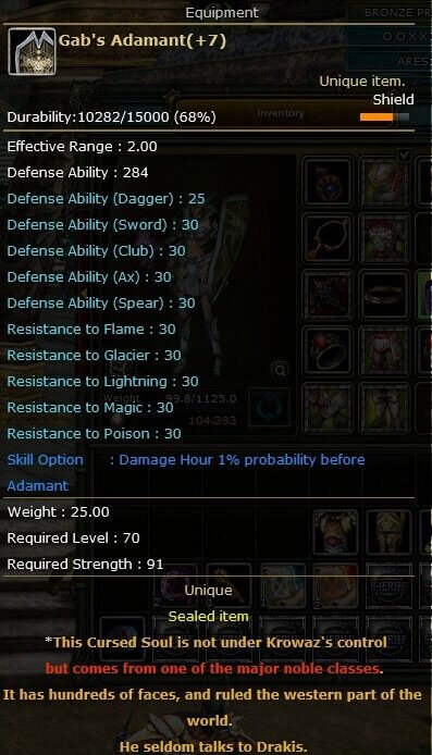 +7 Gab Adamant Knight Server Olympia-61248