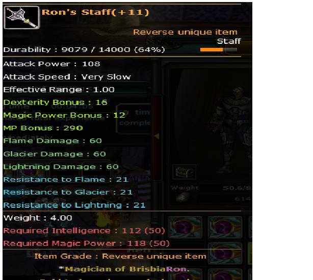 +9 Ron's Staf | Knight Server Dryads-57657