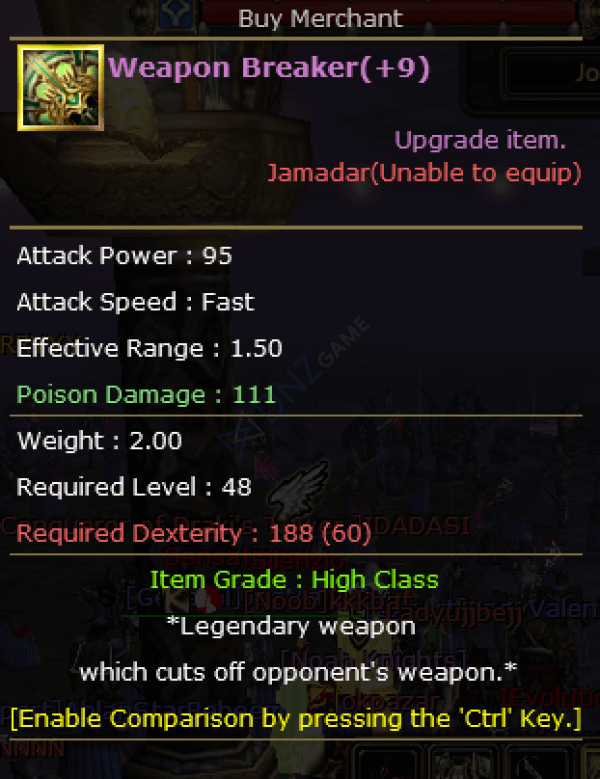 Weapon Breaker +9 | Knight Server Dryads-93594