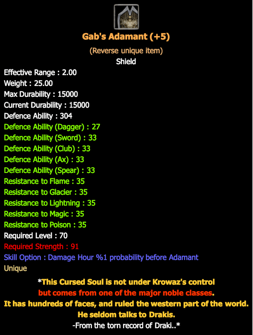 +8 Gab's Adamant Knight Server Oreads-144993