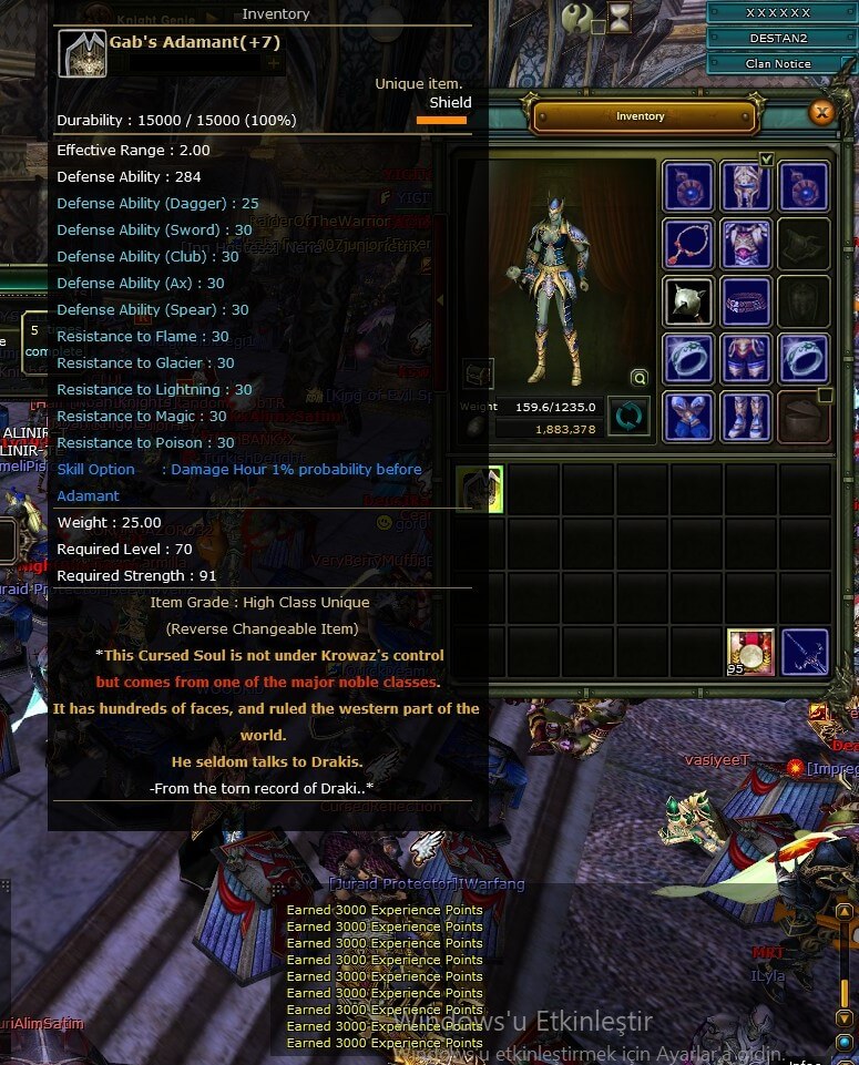 +7 Gabs Adamant | Knight Server Destan-86345