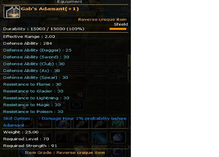 Gabs Adamant Reb 1 | Knight Server Oreads-114789