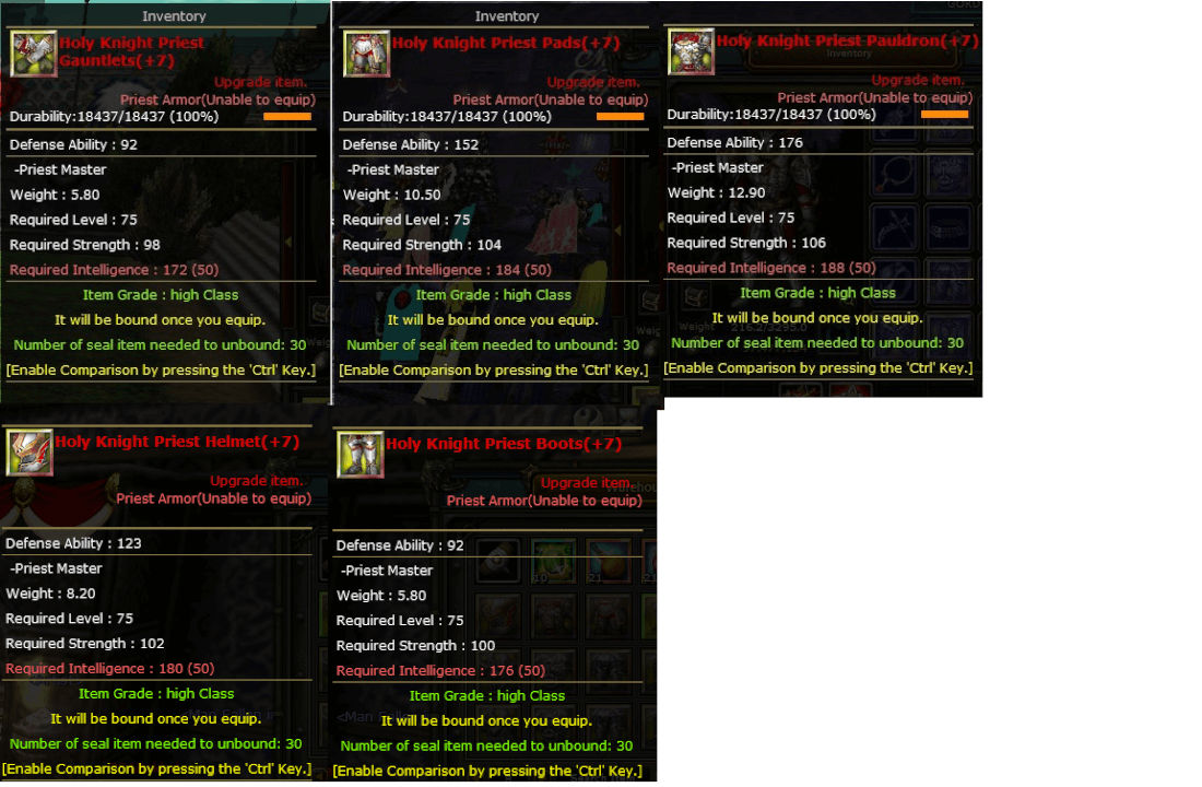 Knight Online İtem Alış / Satış, 2022 Ko İtem Fiyatları