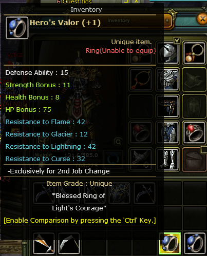 Heros Valor +1 | Knight Server Felis-134763