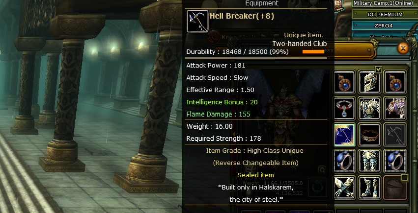 Hell Breaker +8 | Knight Server Zero-143175