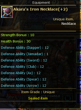 Akara Iron Neck +2 | Knight Server Destan-123715