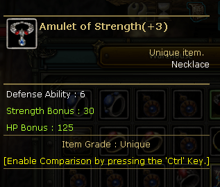 Amulet Of Str | Knight Server Minark-97524