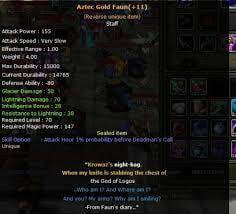 Aztec Gold Faun +9 (+11) | Knight Server Oreads-126741