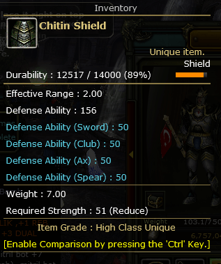 Cs0 Chitin Shield | Knight Server Oreads-104970