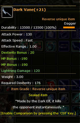 Dark Vane + 21 Knight Server Diez-106452