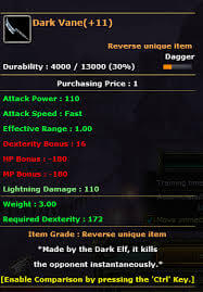 Dark Vane | Knight Server Dryads-102252