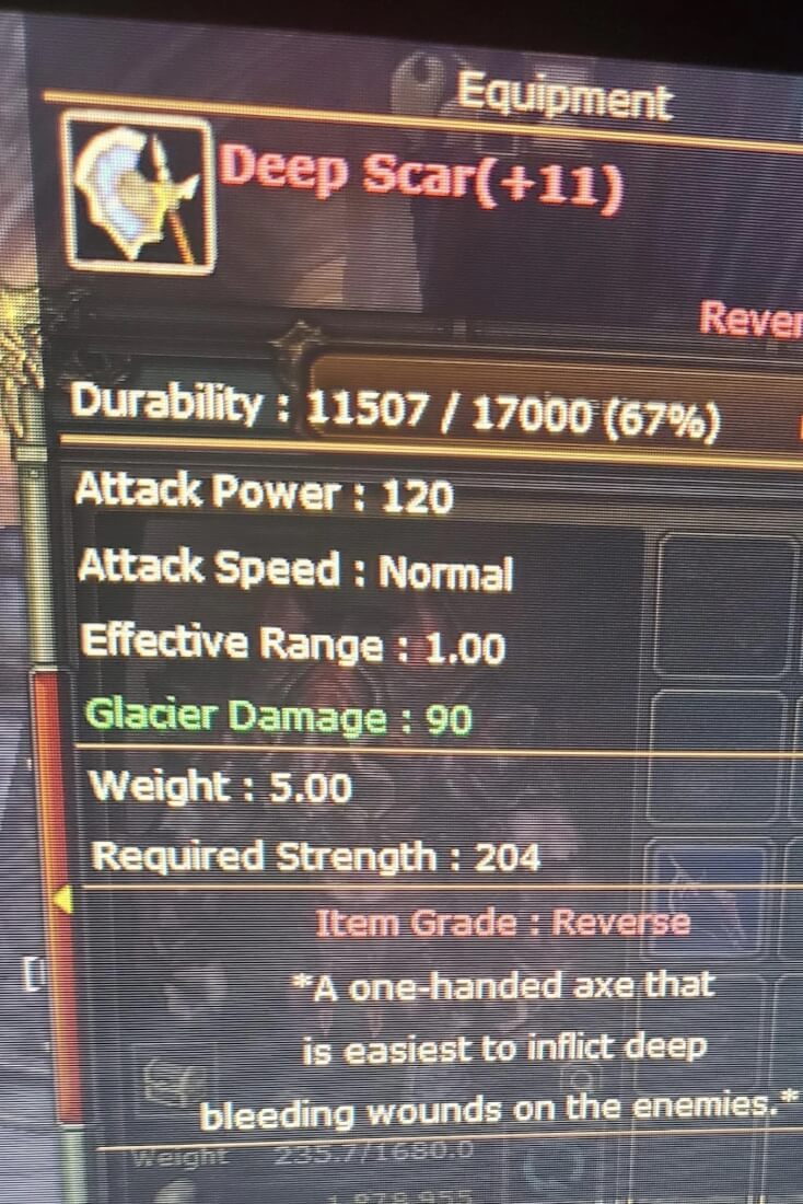 Deep Scar +11 | Knight Server Minark-88517