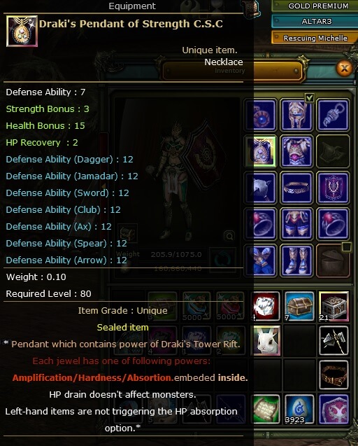 Csc Str Draki Pendant Knight Server Altar-97074