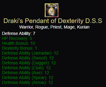 D.s.s Draki Pendant Dex Knight Server Vega-101171