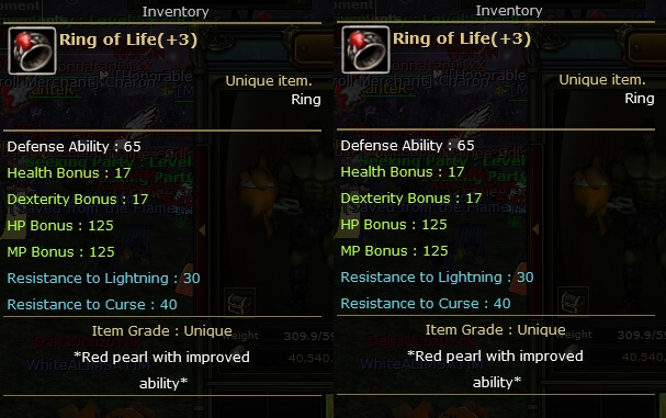 +3 Dual Ring Of Life | Knight Server Oreads-95660