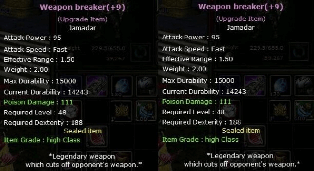 +9 Dual Weapon Breaker Knight Server Destan-66525