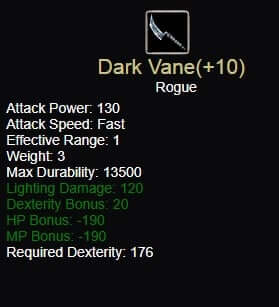 Dark Vane +21 | Knight Server Oreads-142545