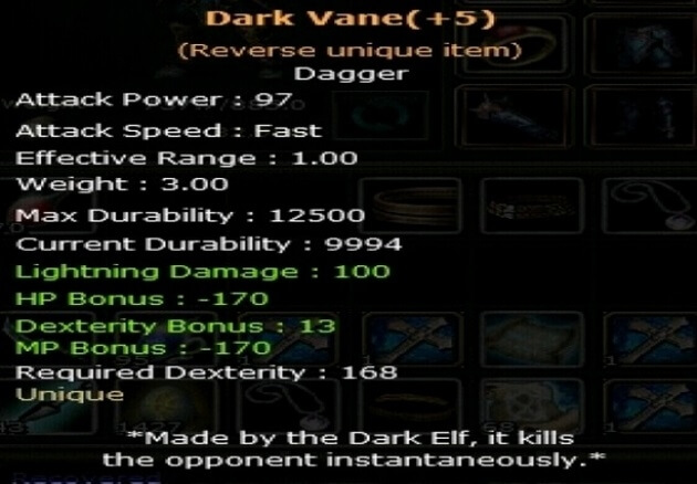 +8 Dark Vane +5 Reb Knight Server Destan-96112