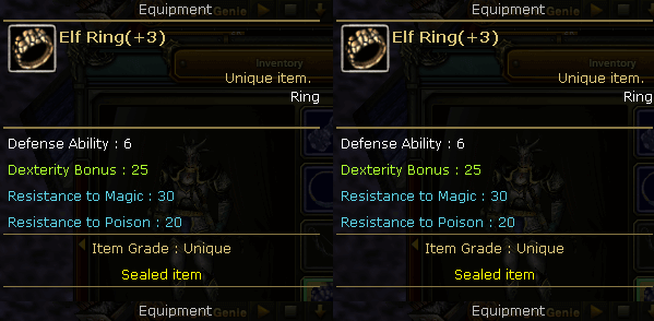 Elf Ring +3 Dual | Knight Server Oreads-118308